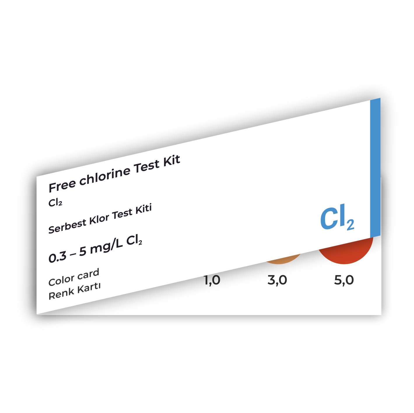 Serbest (Aktif) Klor Test Kiti - Colin Kimya A.Ş.